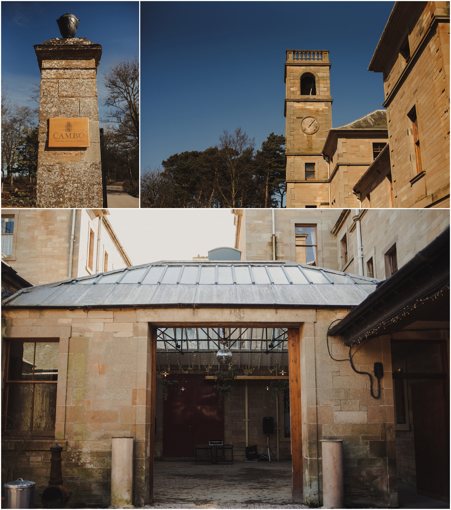 Cambo Estate wedding photographer